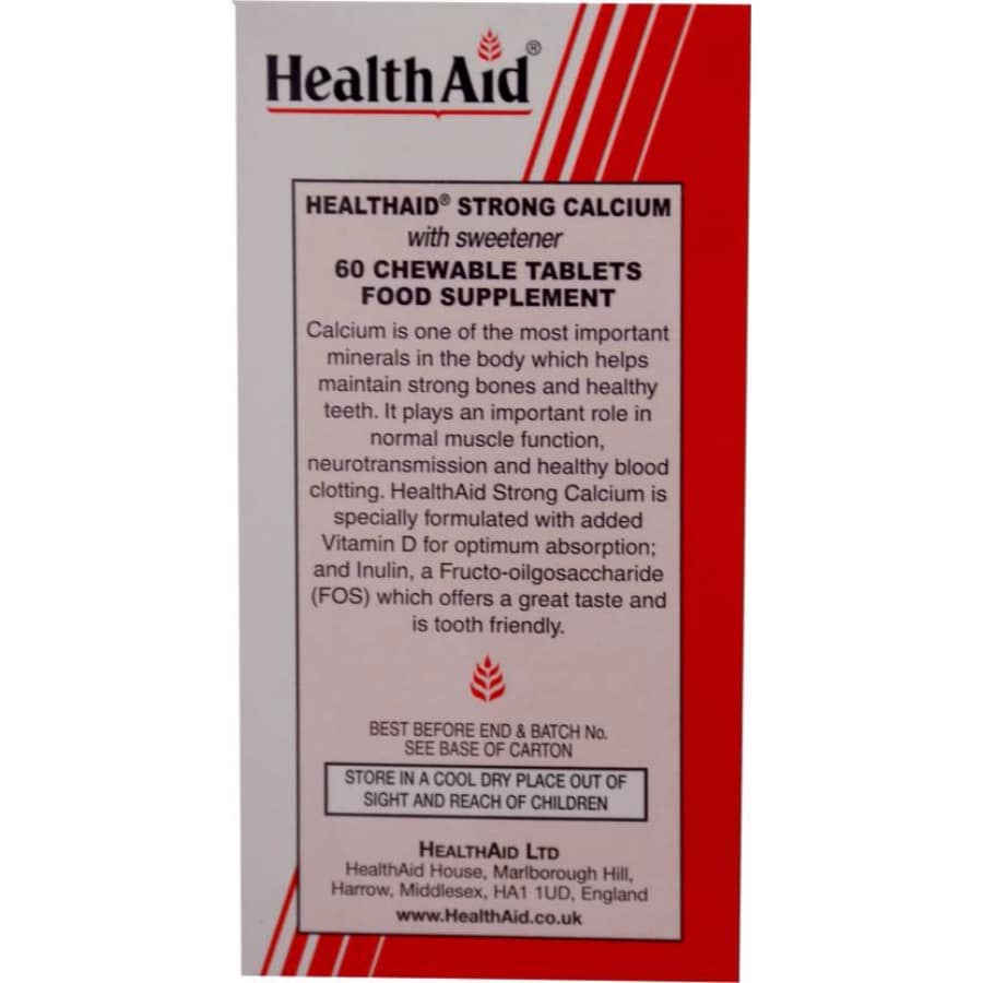 HealthAid Strong Calcium 600mg - NUTRABAY™