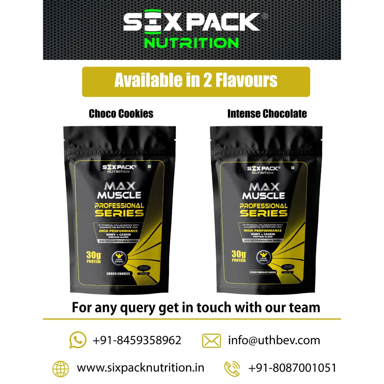Six Pack Nutrition Max Muscle Professional Series - NUTRABAY™