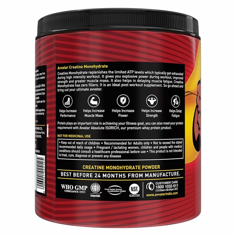 Avvatar Creatine Monohydrate - NUTRABAY™