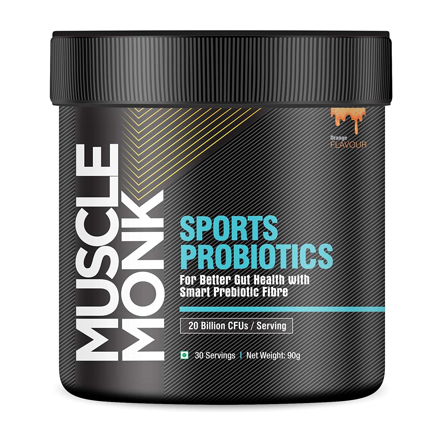Muscle Monk Sports Probiotic- For Better Gut Health with Smart ...
