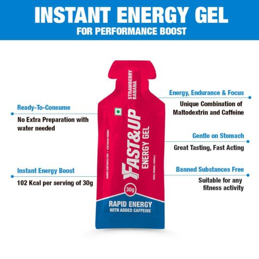 Fast&Up Sports Energy Gel for Instant Energy - NUTRABAY™