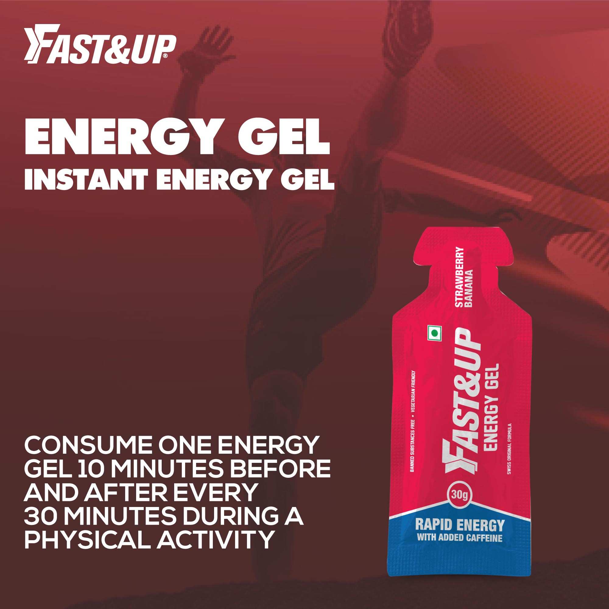 Fast&Up Sports Energy Gel for Instant Energy - NUTRABAY™