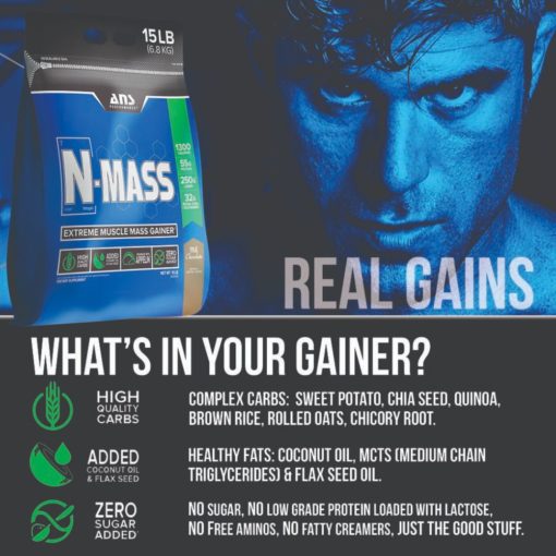 ANS Performance N-MASS Extreme Muscle Mass Gainer - NUTRABAY™
