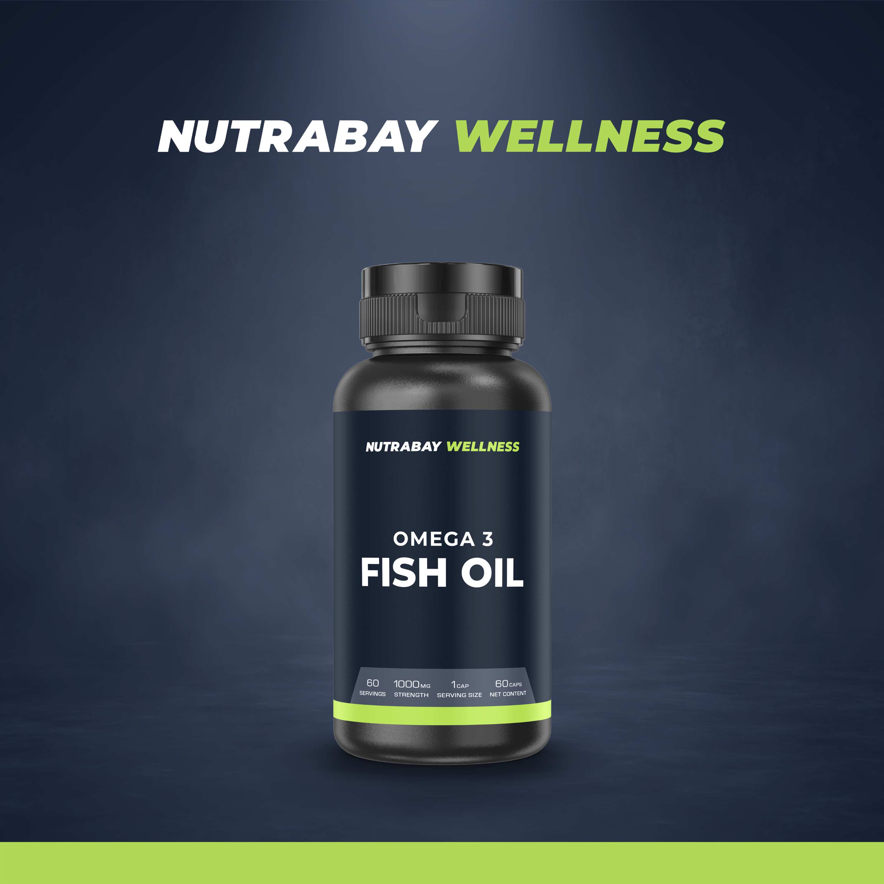 Nutrabay Wellness Fish Oil Omega 3 -1000mg - NUTRABAY™