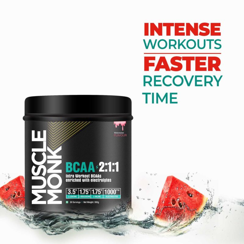Muscle Monk BCAA 2:1:1 with Electrolytes | Recovery and Endurance BCAA ...