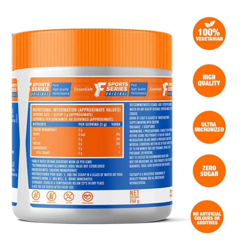 Fast&Up Creatine Monohydrate - NUTRABAY™