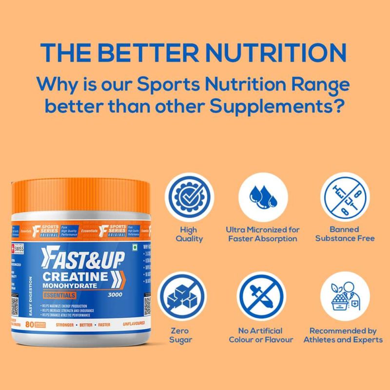 Fast&Up Creatine Monohydrate - NUTRABAY™