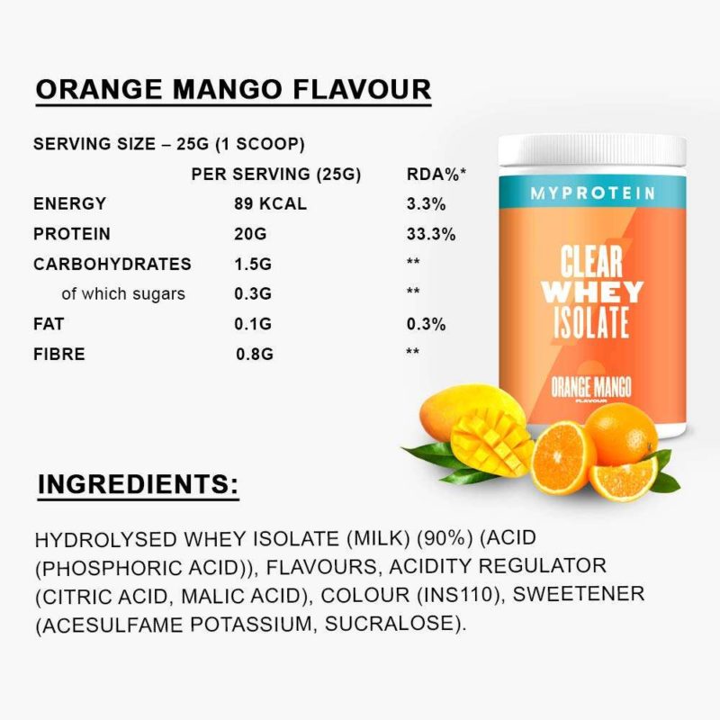 MyProtein Clear Whey - NUTRABAY™