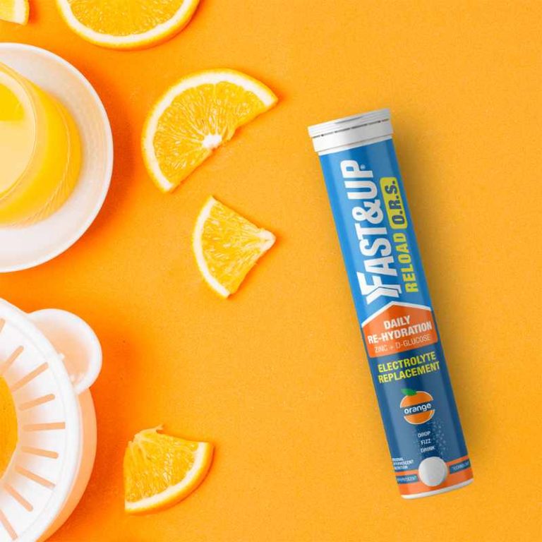 Fast&Up Reload O.R.S, Effervescent Electrolyte Tablets (20 Effervescent Tablets) - NUTRABAY™