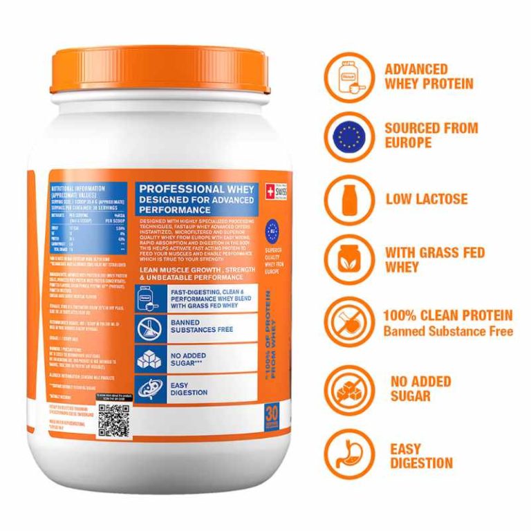 Fast&Up Whey Advanced Protein Powder - NUTRABAY™