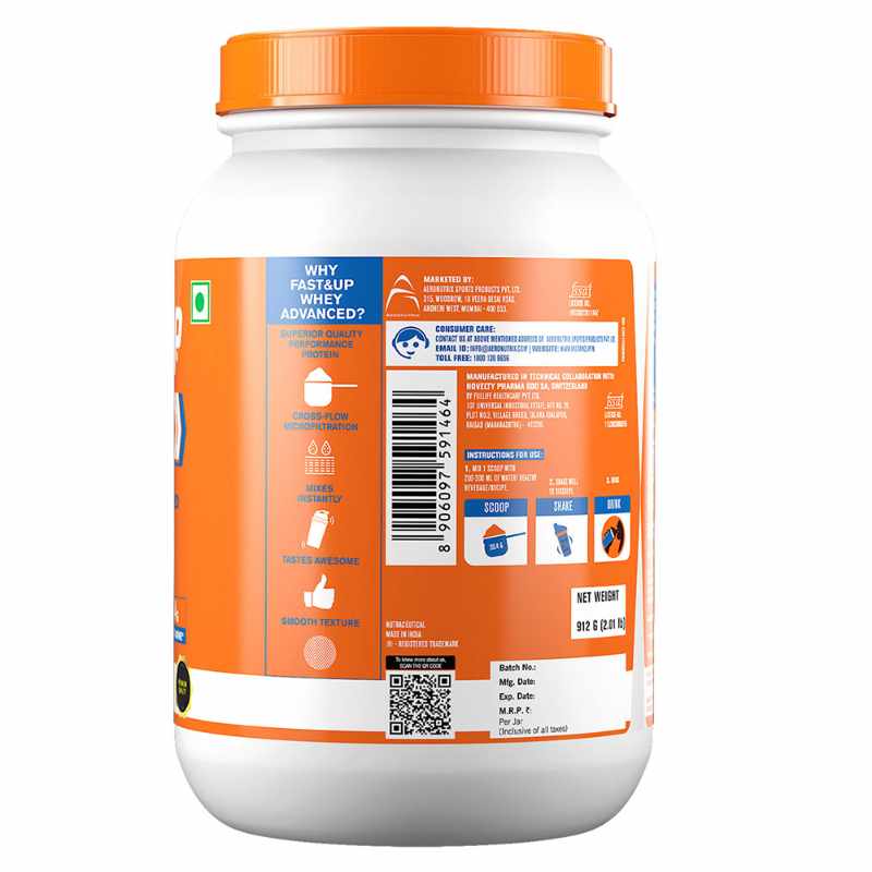 Fast&Up Whey Advanced Protein Powder - NUTRABAY™