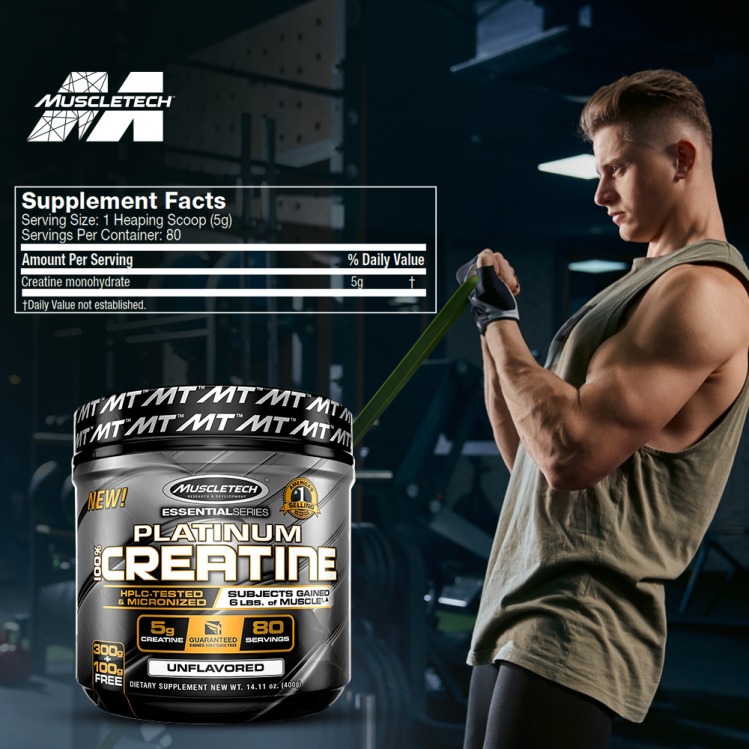 MuscleTech Platinum 100% Creatine - NUTRABAY™