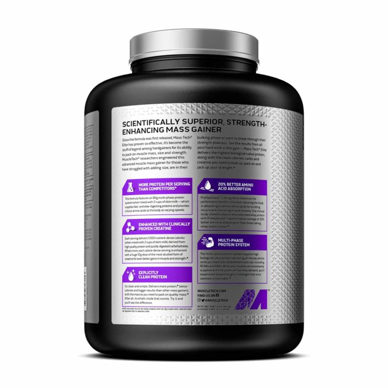 Muscletech Mass-Tech Elite Scientifically Superior Mass Gainer - NUTRABAY™