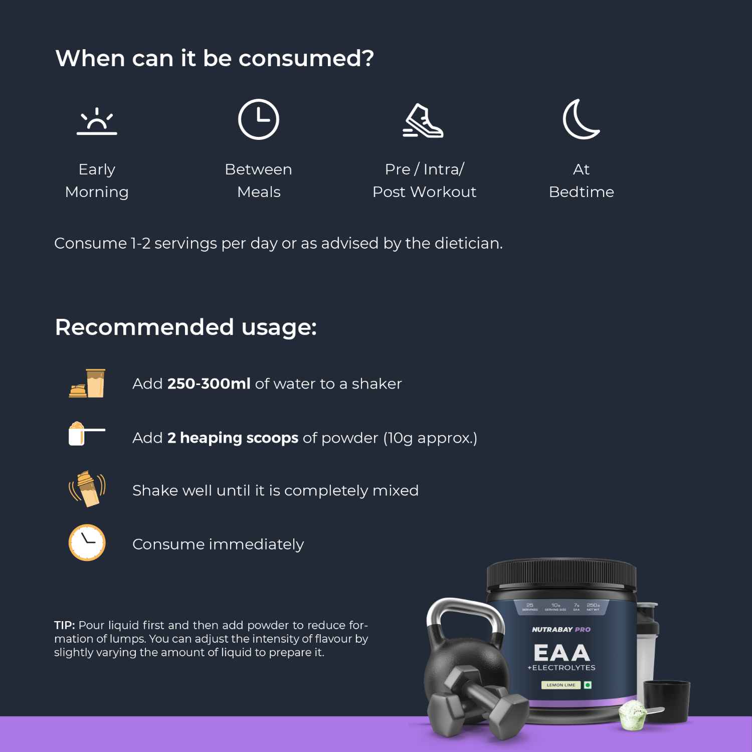 Nutrabay Pro EAAs with Electrolytes (Essential Amino Acids) - NUTRABAY™