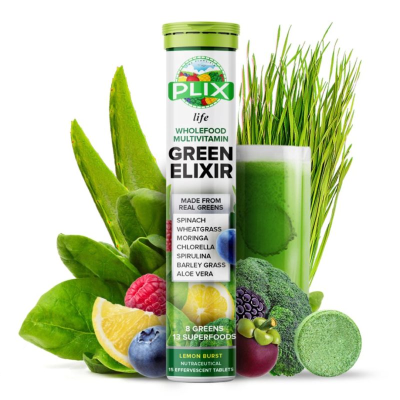 Plix Life Green Elixir Wholefood Multivitamin - NUTRABAY™