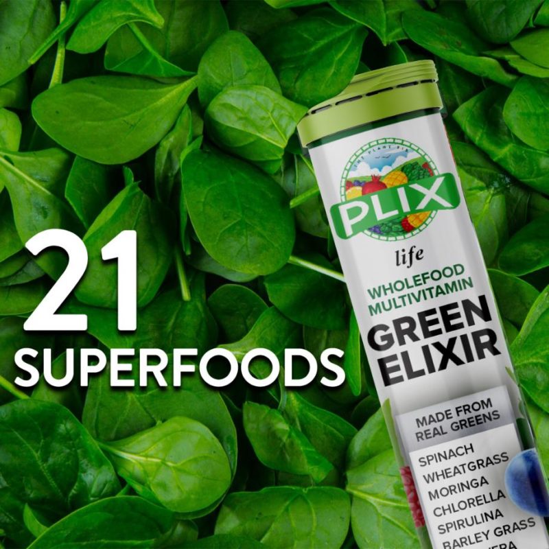 Plix Life Green Elixir Wholefood Multivitamin - NUTRABAY™