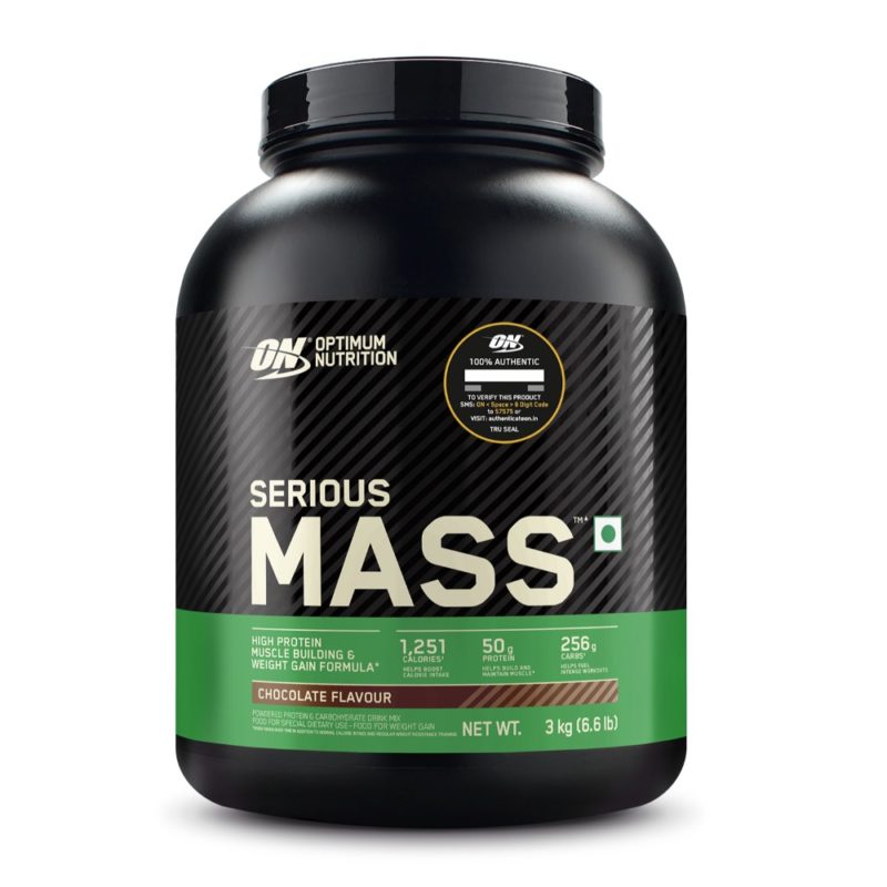 Optimum Nutrition (ON) Serious Mass Weight Gainer Powder (Vegetarian ...