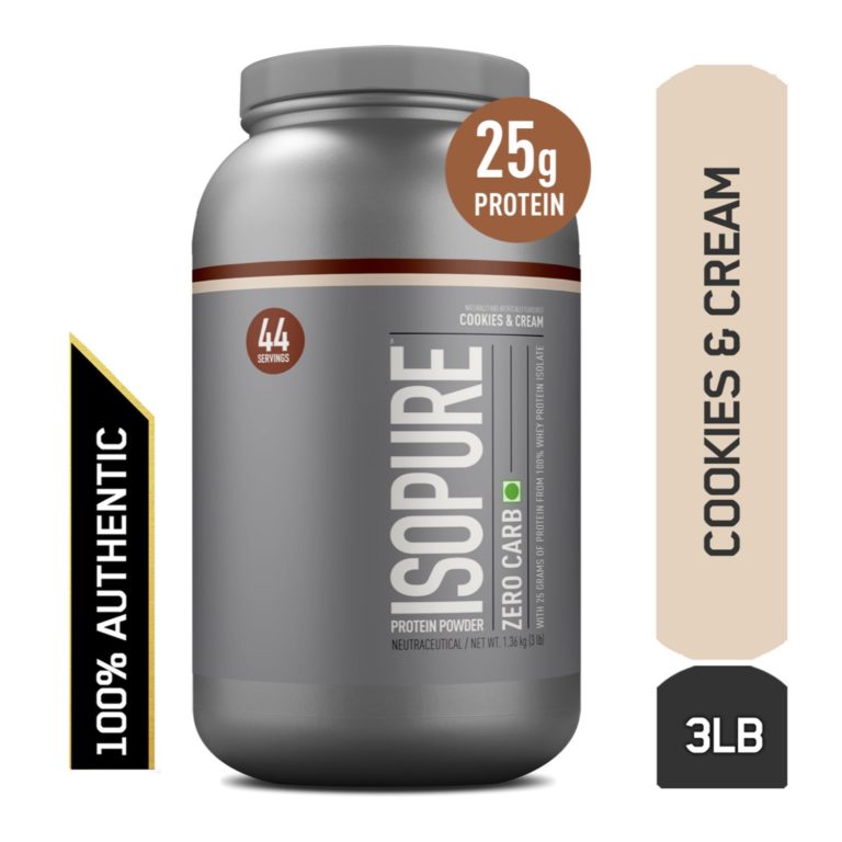 Isopure Zero Carb 100% Whey Protein Isolate Powder - NUTRABAY™