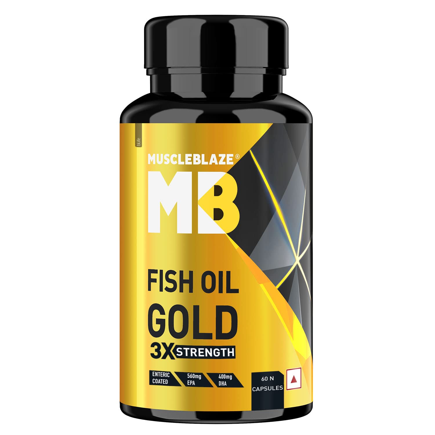 MuscleBlaze Omega 3 Fish Oil Gold 1250mg - Triple Strength Formula ...