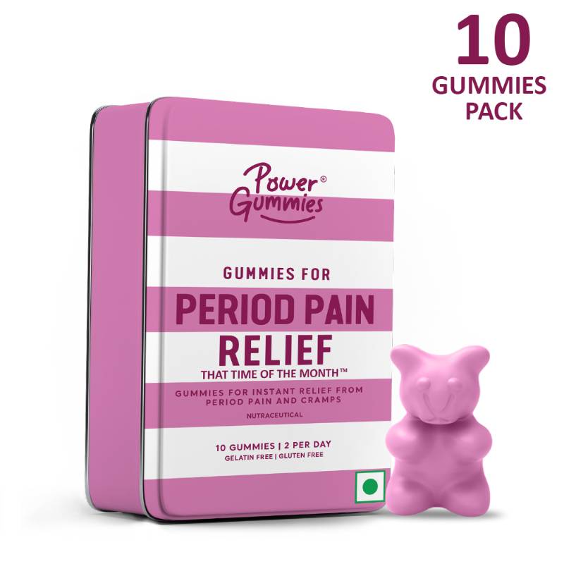 Power Gummies That Time of The Month - Period Pain Gummies ( Strawberry ...