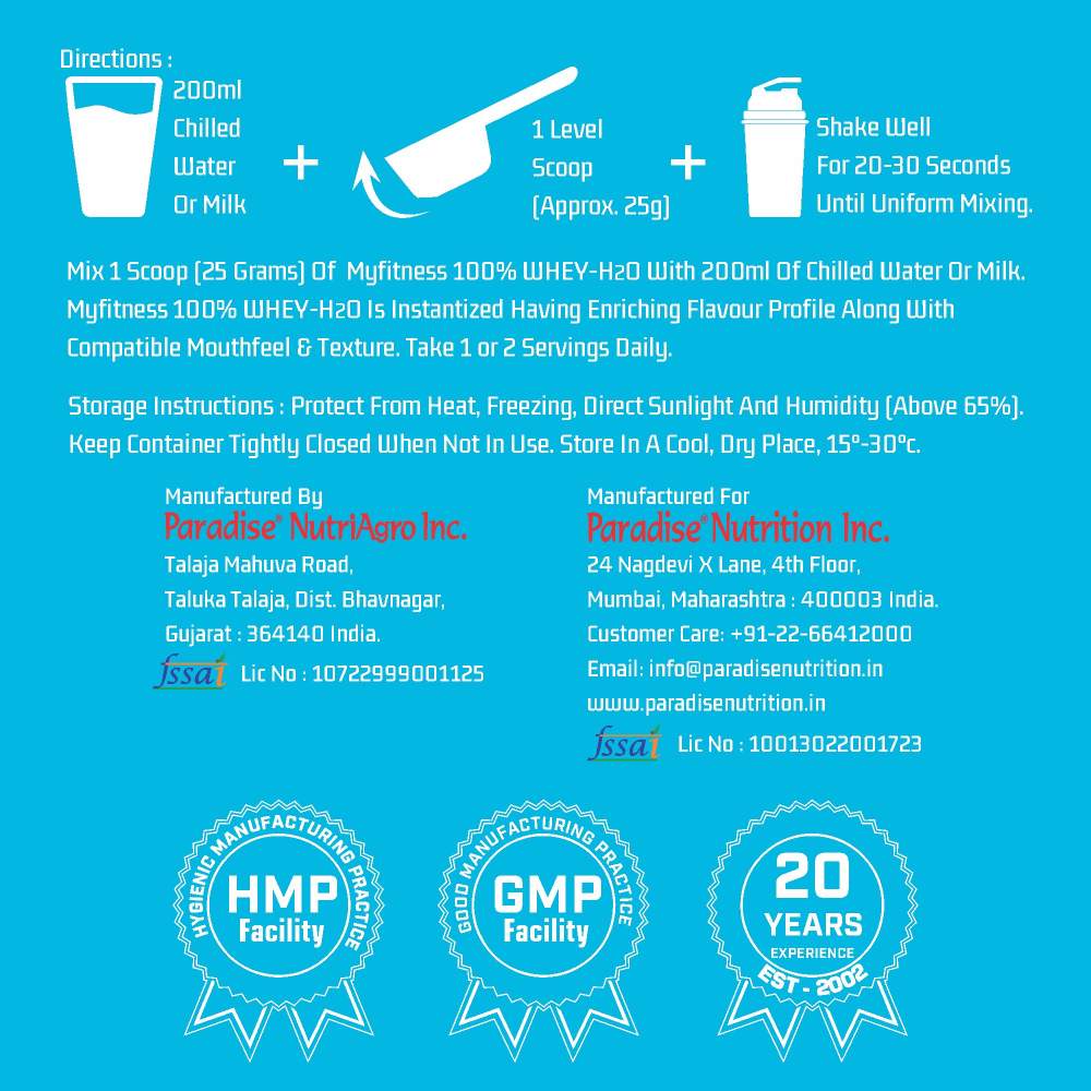 Myfitness 100% WHEY-H2O - NUTRABAY™