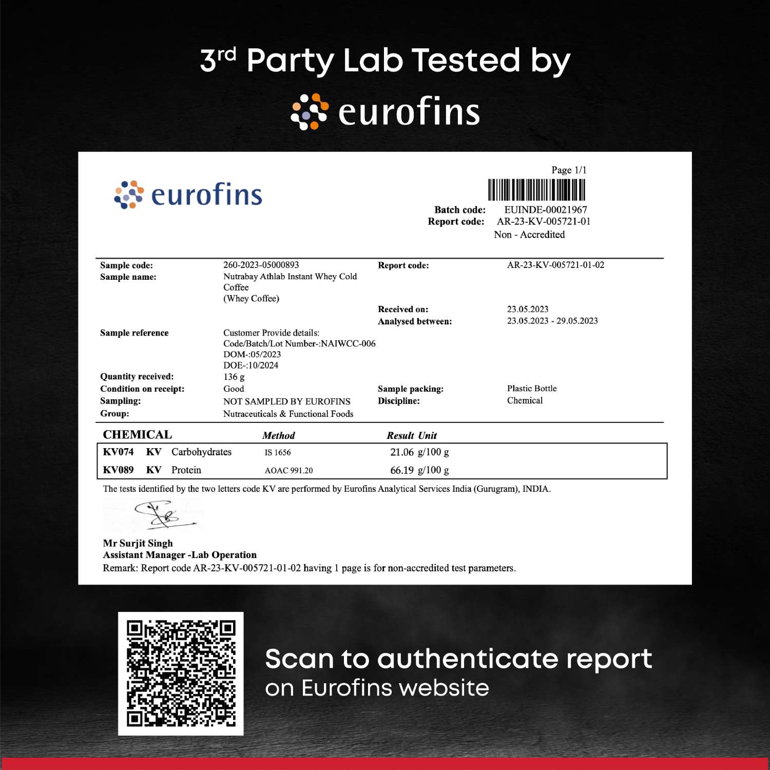 Athlab (by Nutrabay) Instant Whey Protein - NUTRABAY™