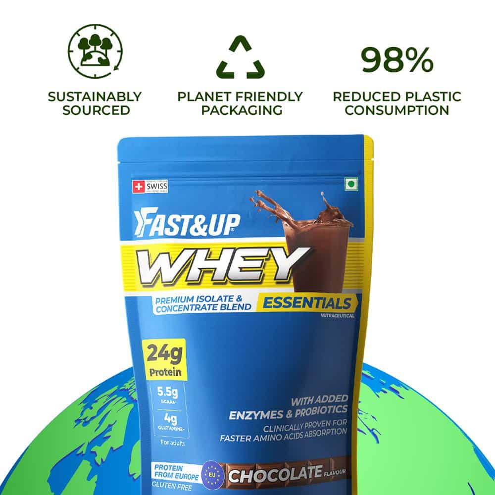 Fast&Up Whey Essentials Protein Powder - NUTRABAY™