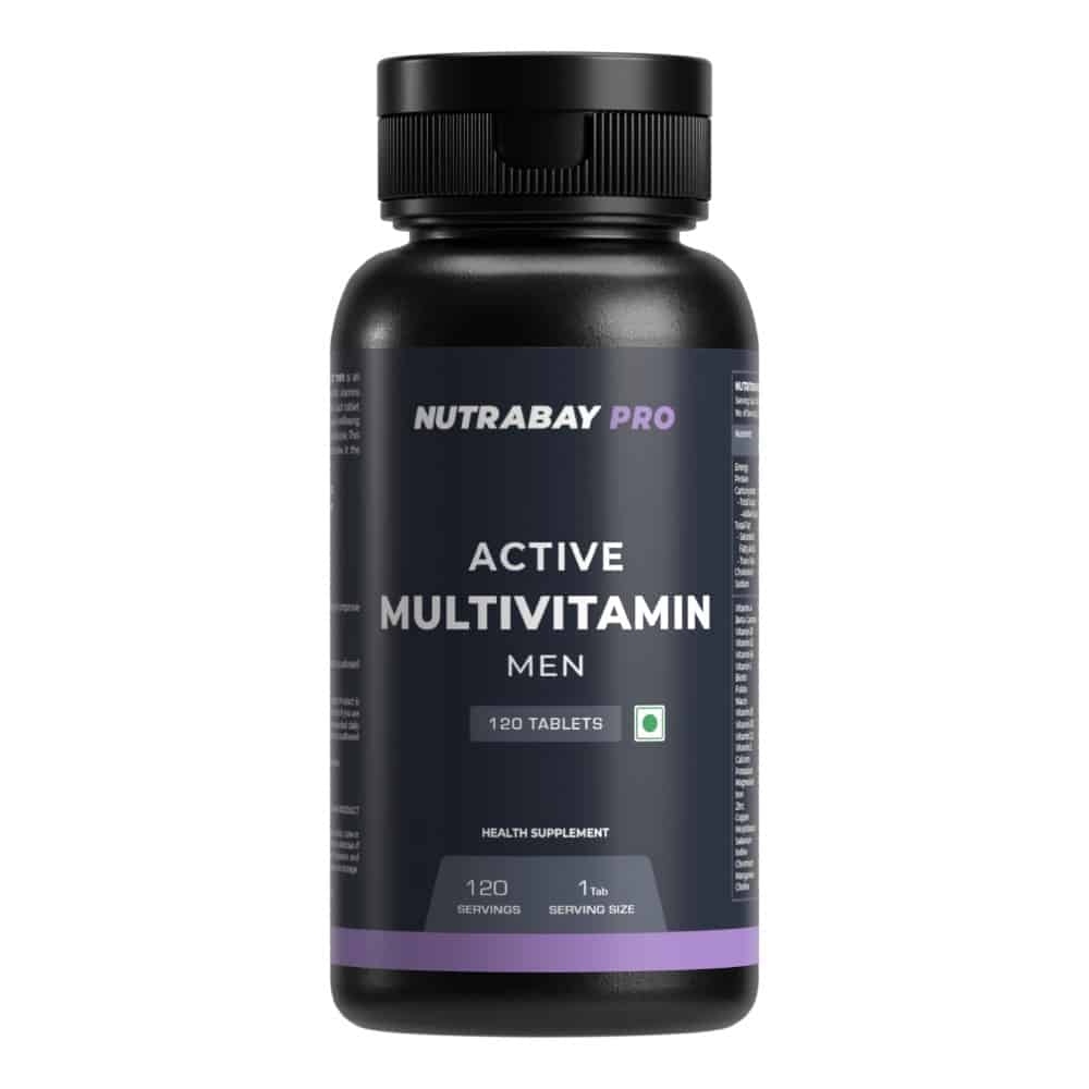 Nutrabay Pro Active Multivitamin for Men ( 120 Tabs) | NUTRABAY™