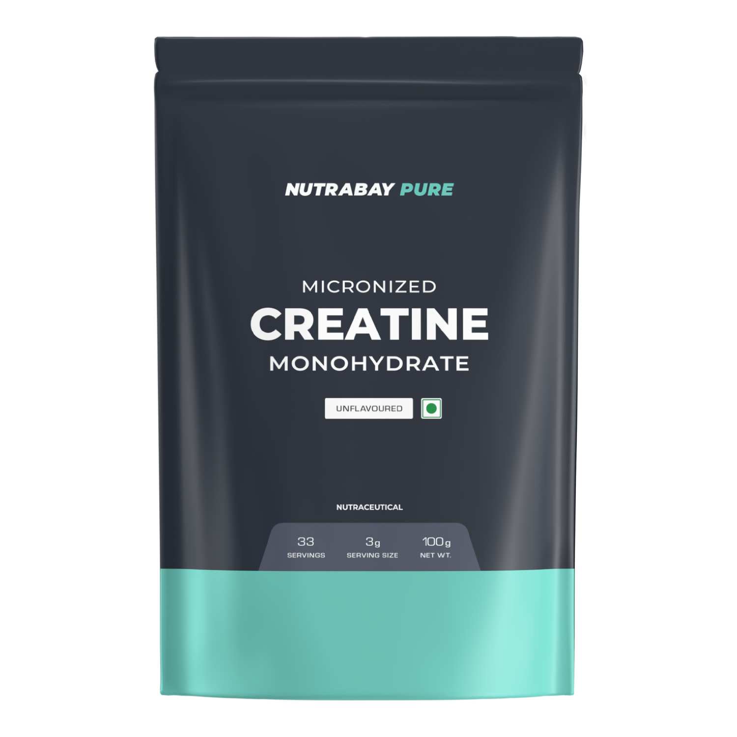 Nutrabay Pure Creatine Monohydrate Micronised ( 100 gm (0.22 Lb ...